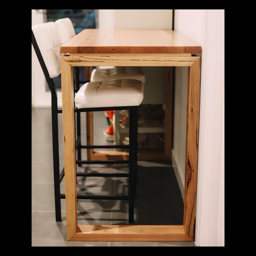 Shadowline Breakfast Bench - RJS Woodshop