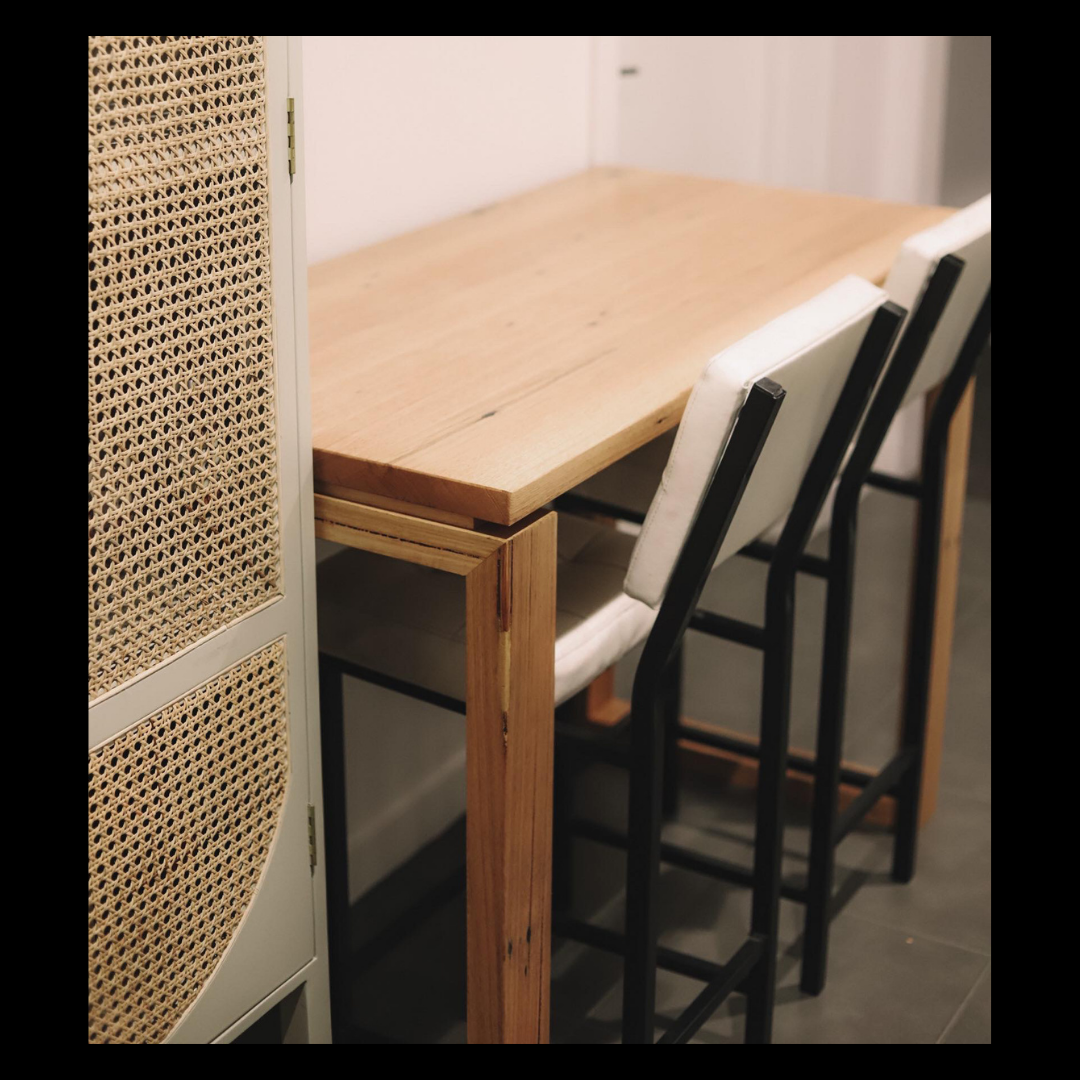 Shadowline Breakfast Bench - RJS Woodshop