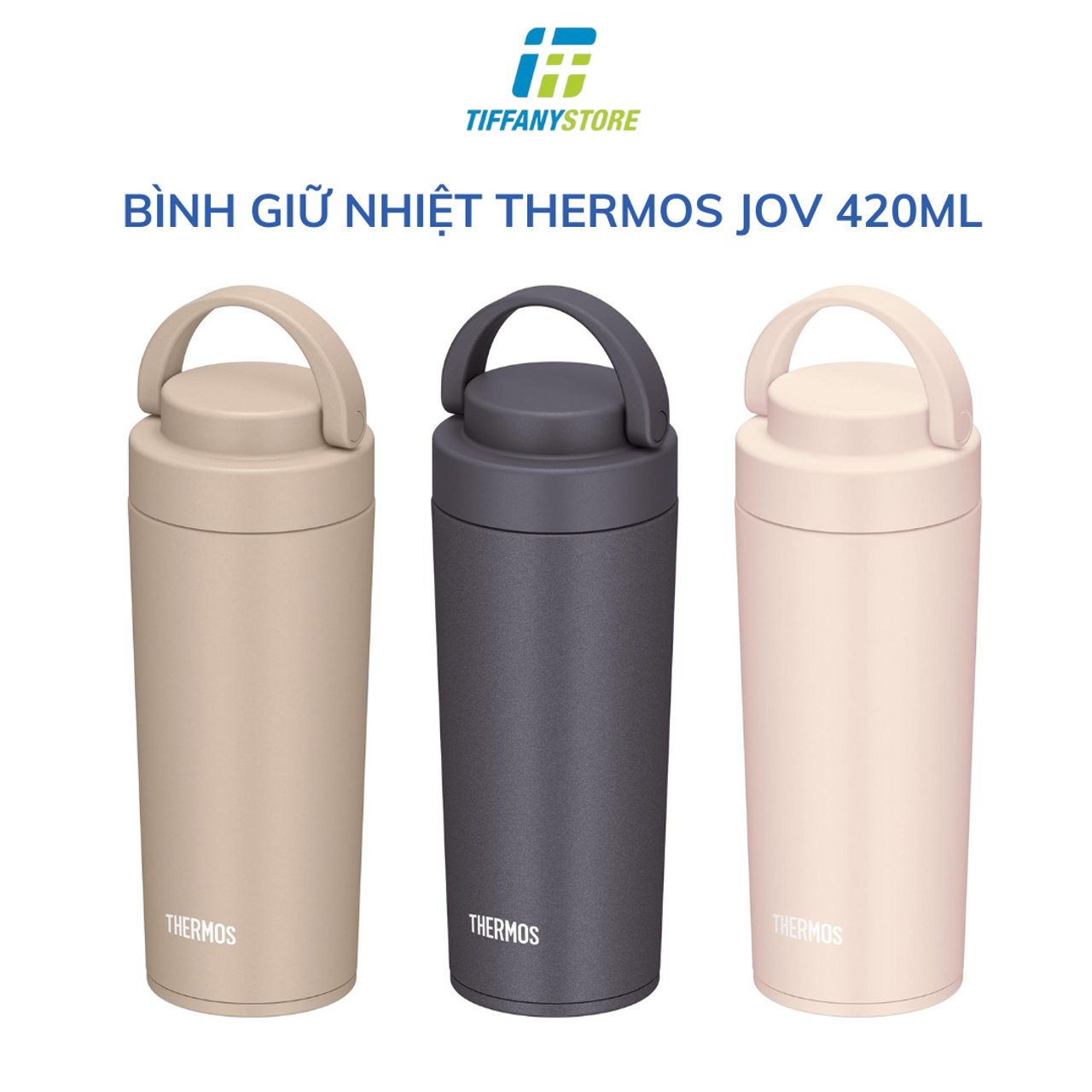 Bình giữ nhiệt Thermos nội địa Nhật - 420ml - JOV-420