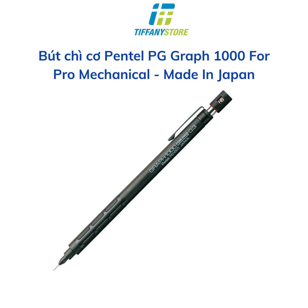 Bút chì cơ Pentel PG Graph 1000 For Pro Mechanical - Made In Japan