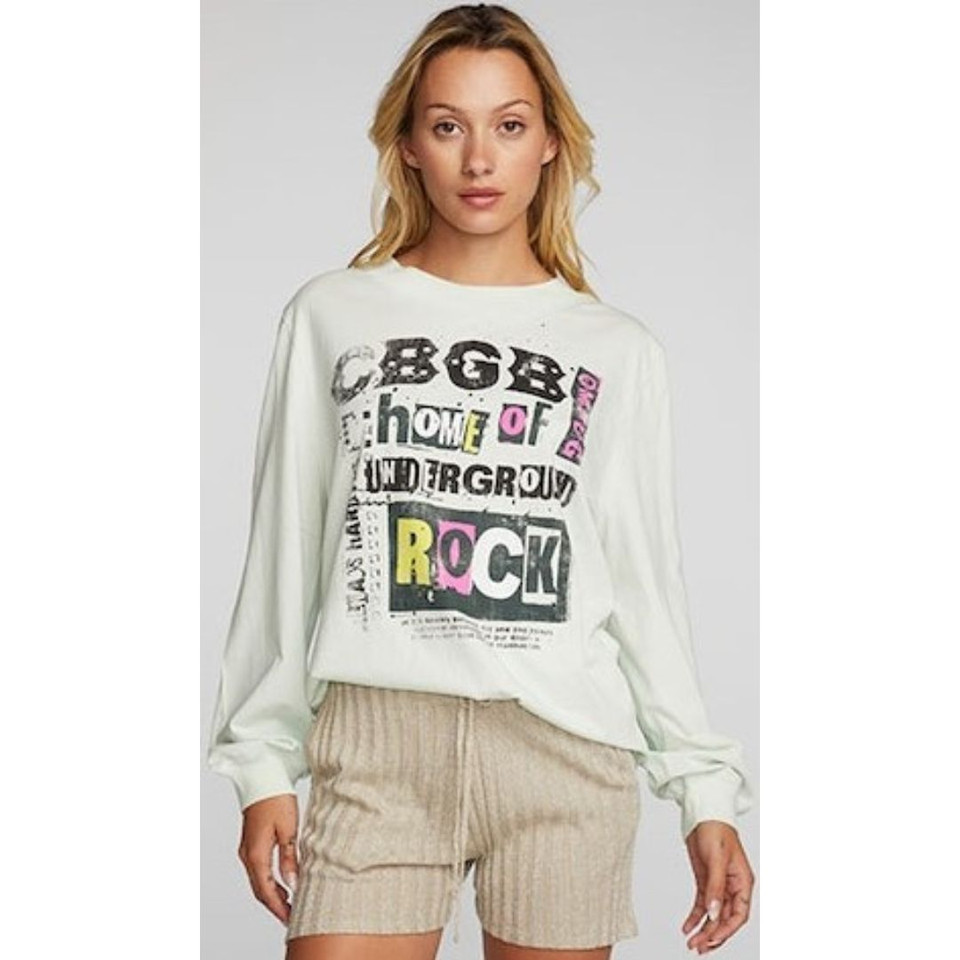 CBGB & Omfug Women's Long Sleeve T-shirt by Chaser Brand