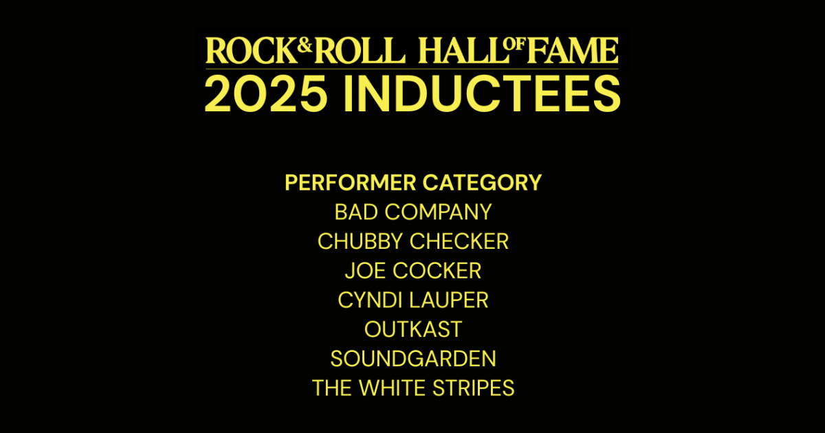 ROCK & ROLL HALL OF FAME 2025: INDUCTEES - Rocker Rags