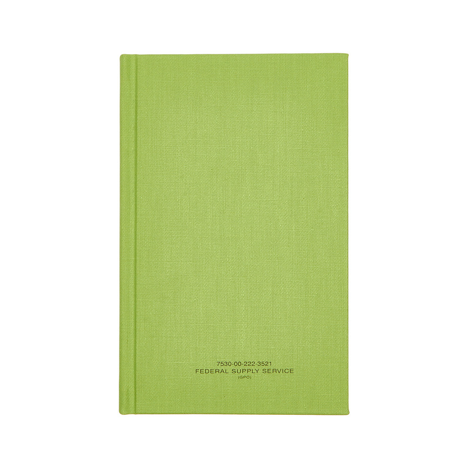 T301 GREEN RECORD BOOK