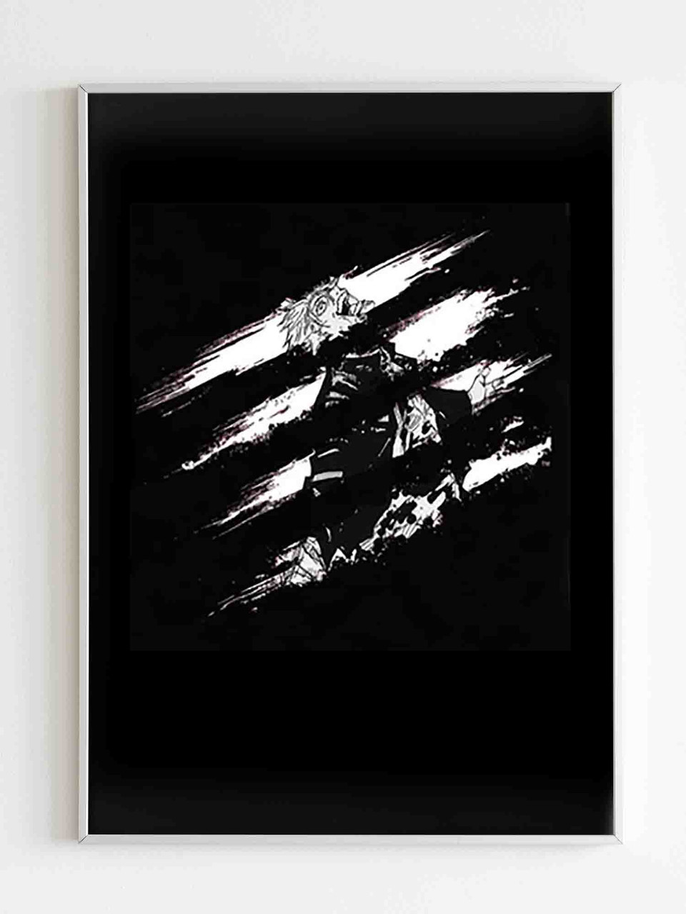 Gojo Angry Scratch Poster