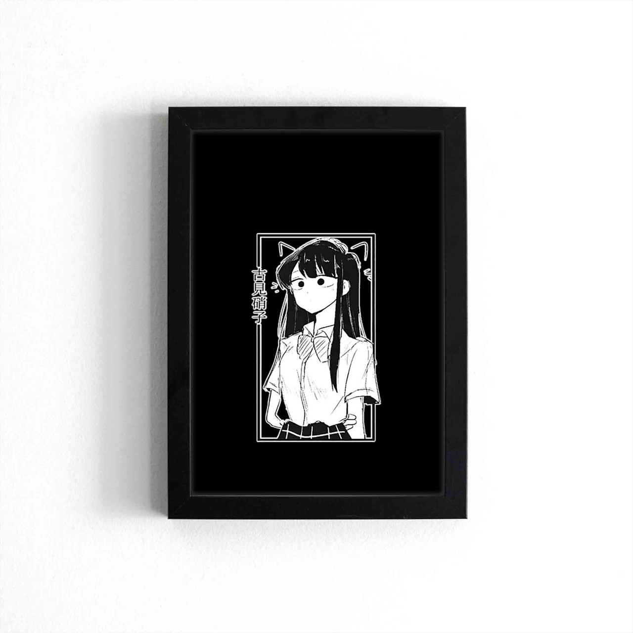 Komi Can Not Communicate Sketch Anime Poster