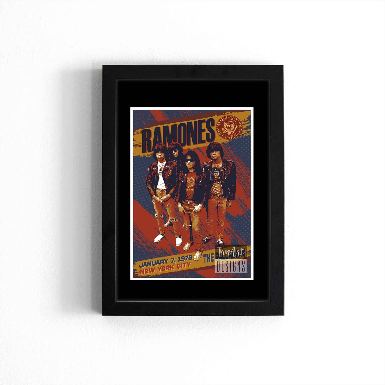 The Ramones Vintage Style Poster The Ramones Vintage Style Poster