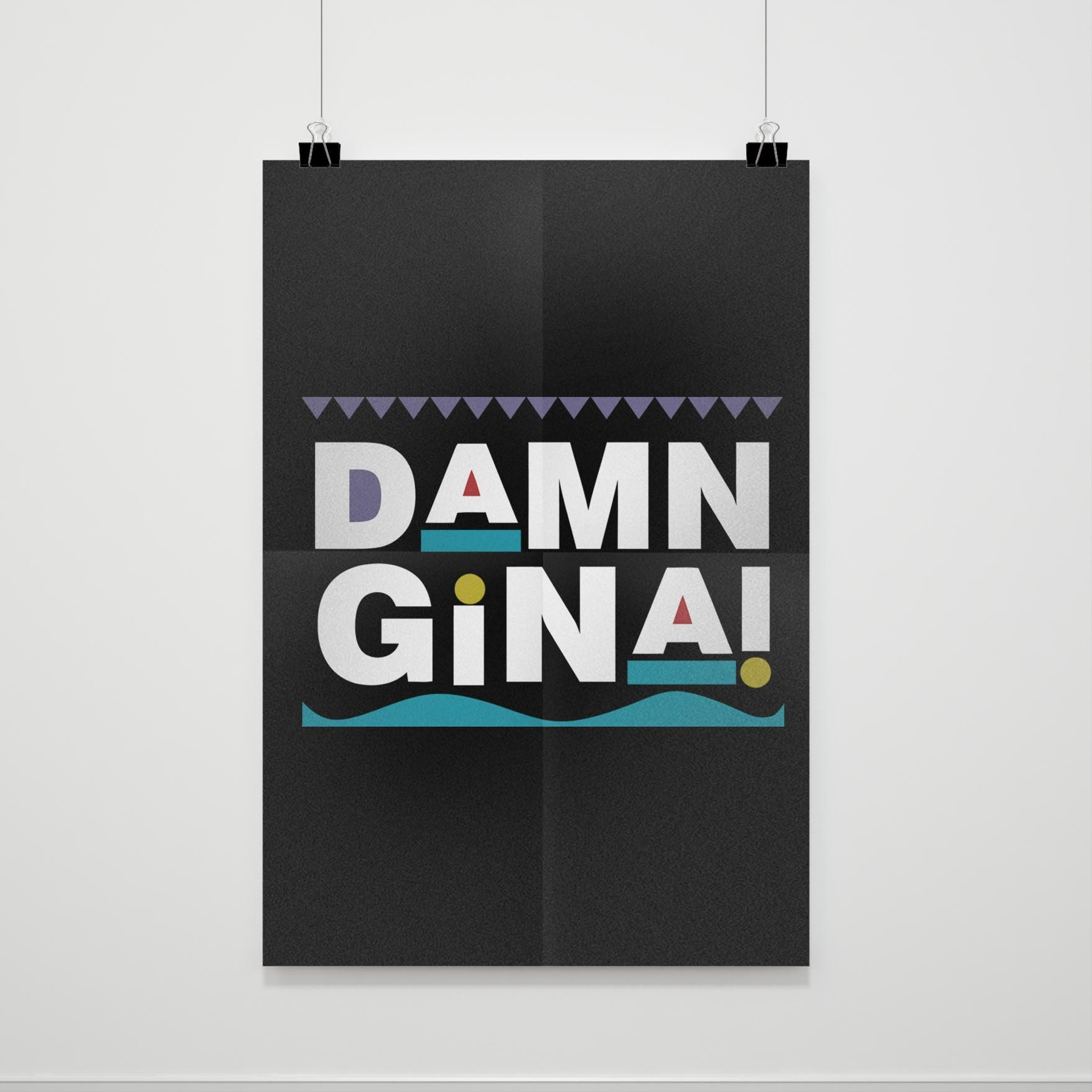 Damn Gina Poster damn-gina-poster