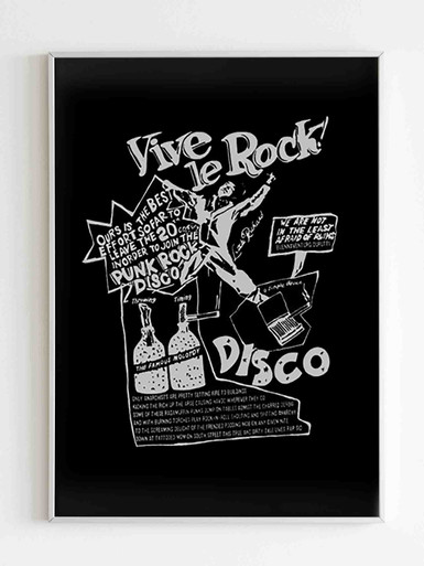 Seditionaries Vive Le Rock Poster