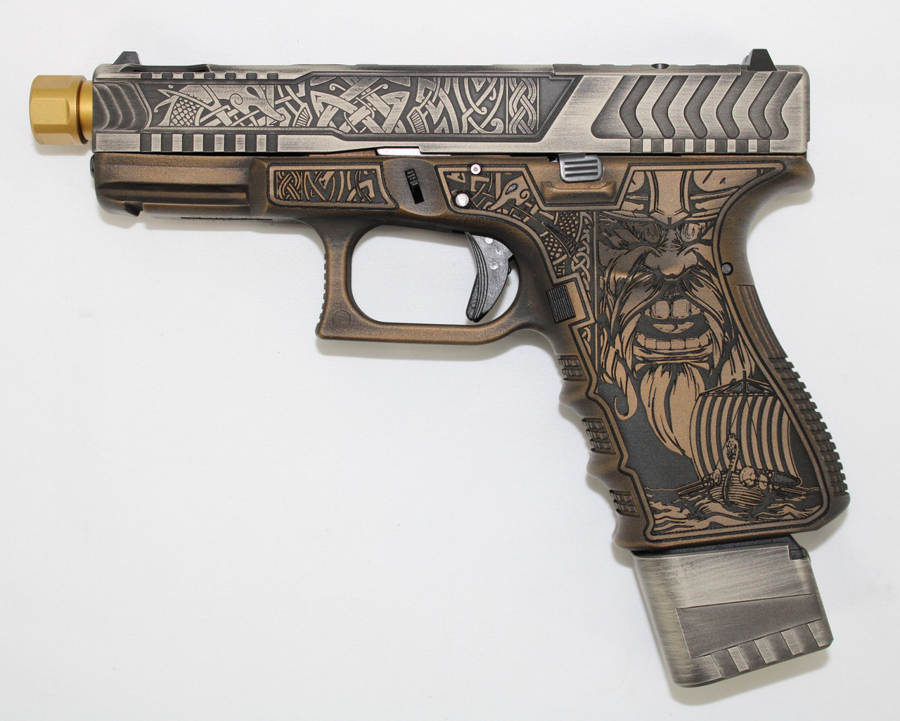 Shark Coast Tactical SHARK19VIKING Glock 19 G3 9mm 4.5" 15+1 Viking ...