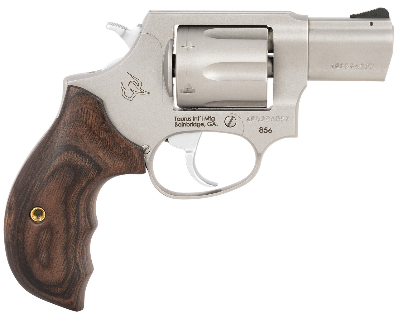 Taurus 2-856029SW 856 38 SPL+P 2" 6 Rounds Matte Stainless/Walnut Grip