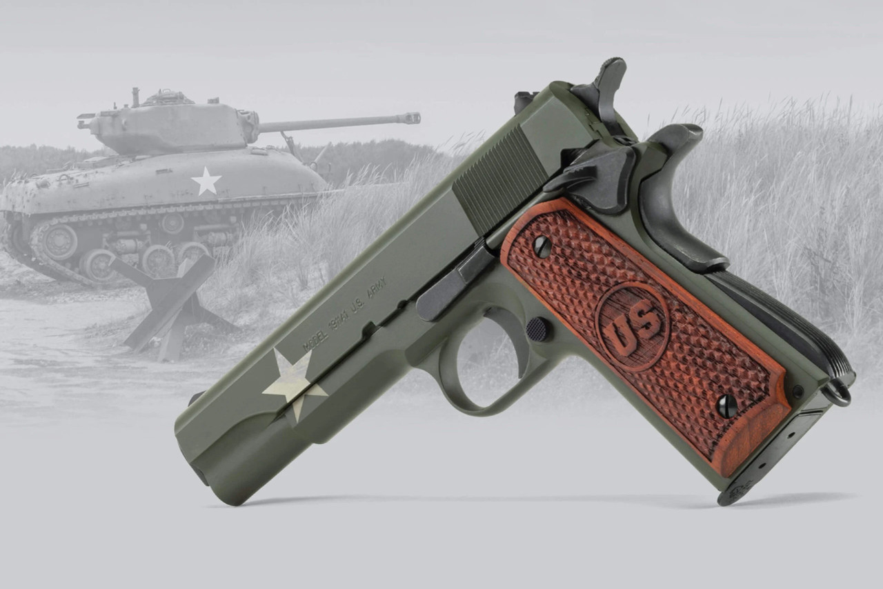 Auto Ordnance 1911BKOC11 Tanker 1911 .45 ACP 5" 7+1 Army OD Green