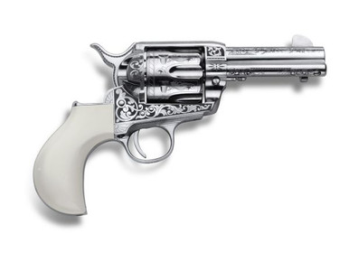 Cimarron PP346HUCKENG Huckleberry .45 Long Colt 3.5" Nickel Finish W ...