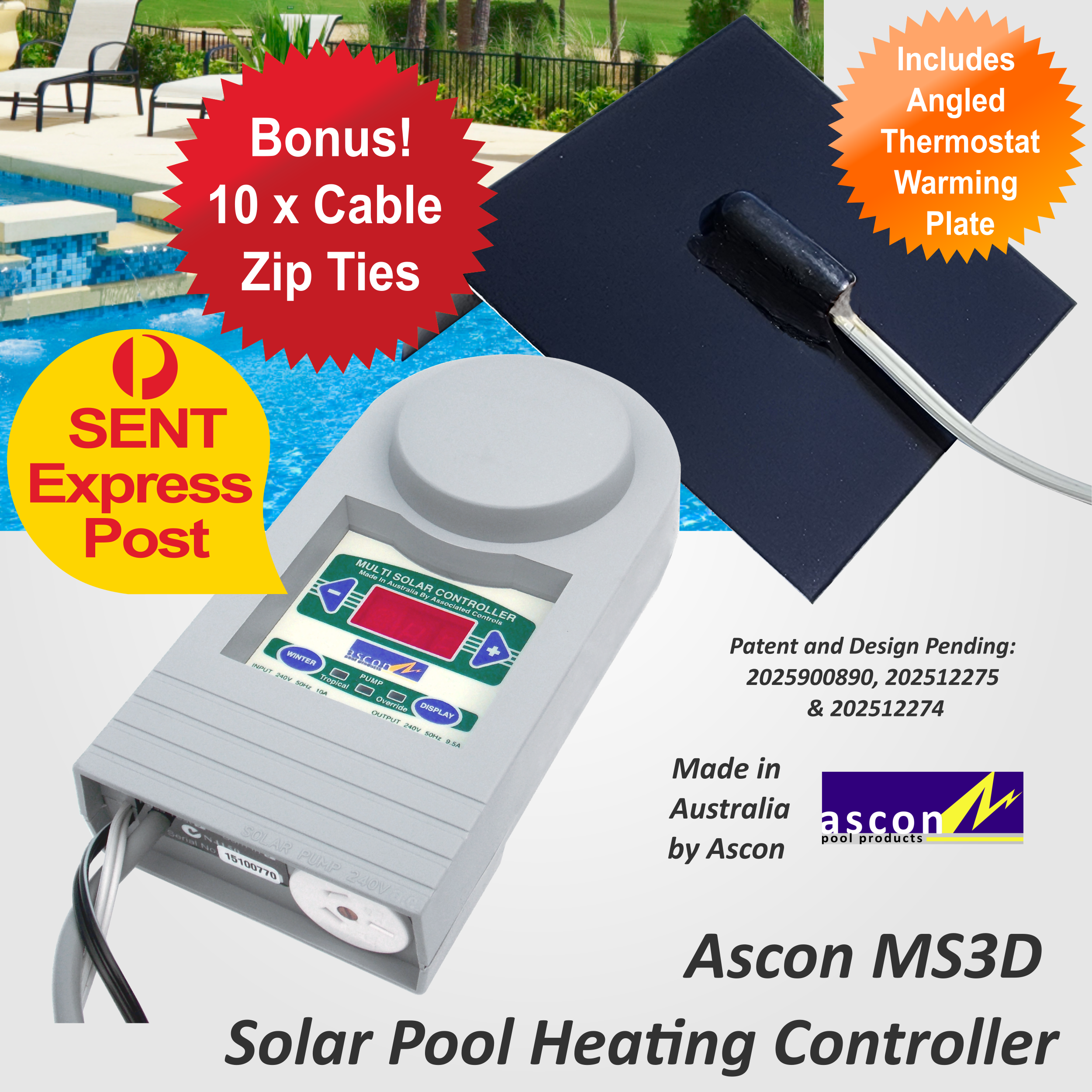 Solar Pool Heating Controller | EcoOnline