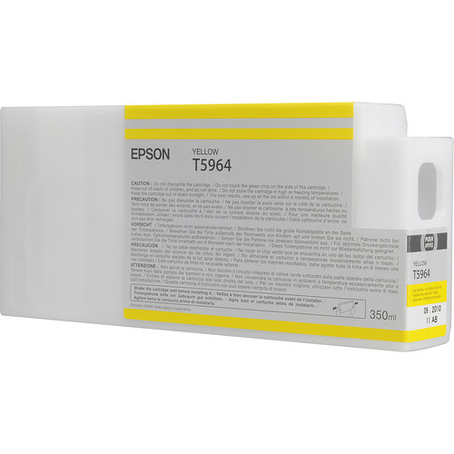Epson T596 UltraChrome HDR Ink Cartridge 350ml - Yellow