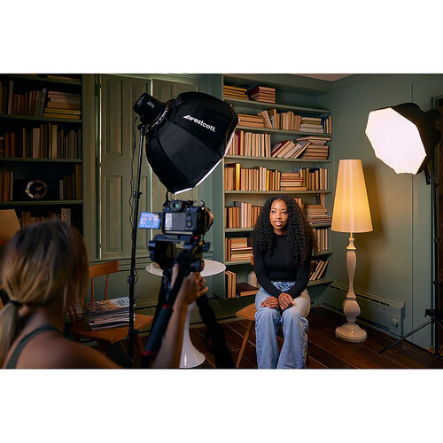 Westcott U60-B Bi-Color LED Monolight with Octabox (3-Light Kit)