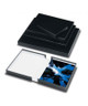 Print File Black Clamshell Archival Portfolio Box - 8.5 x 10.5 x 2"