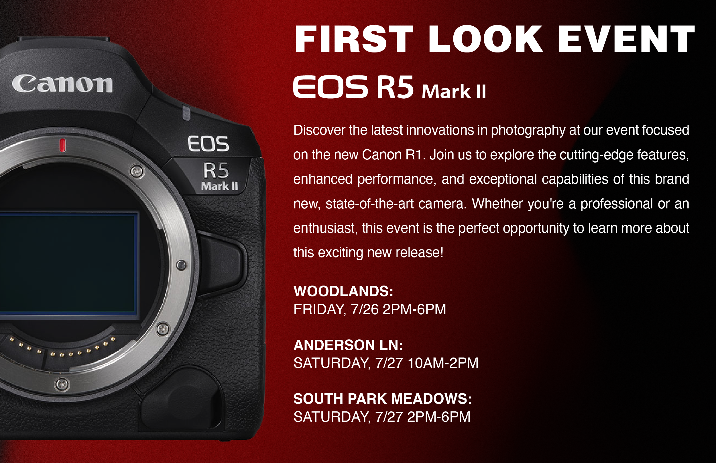 Canon EOS R1 & R5 Mark II Annoucement