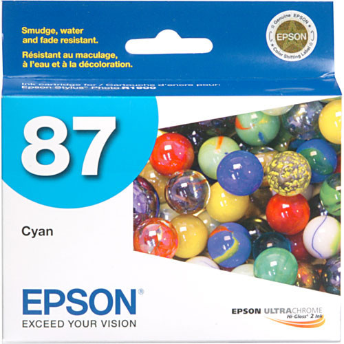 Epson 87 Ink Cartridge - Cyan
