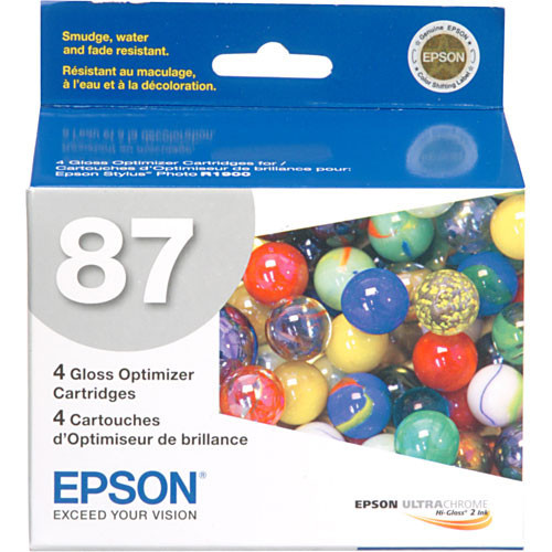 Epson 87 Ink Cartridge - Gloss Optimizer 4-Pack