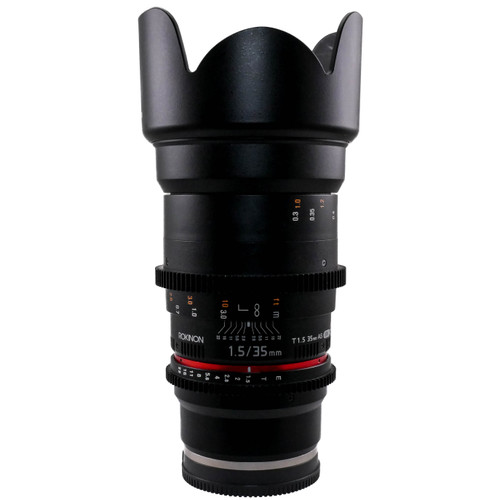 Used Rokinon 35mm T1.5 Cine DS Lens for Micro Four Thirds Mount