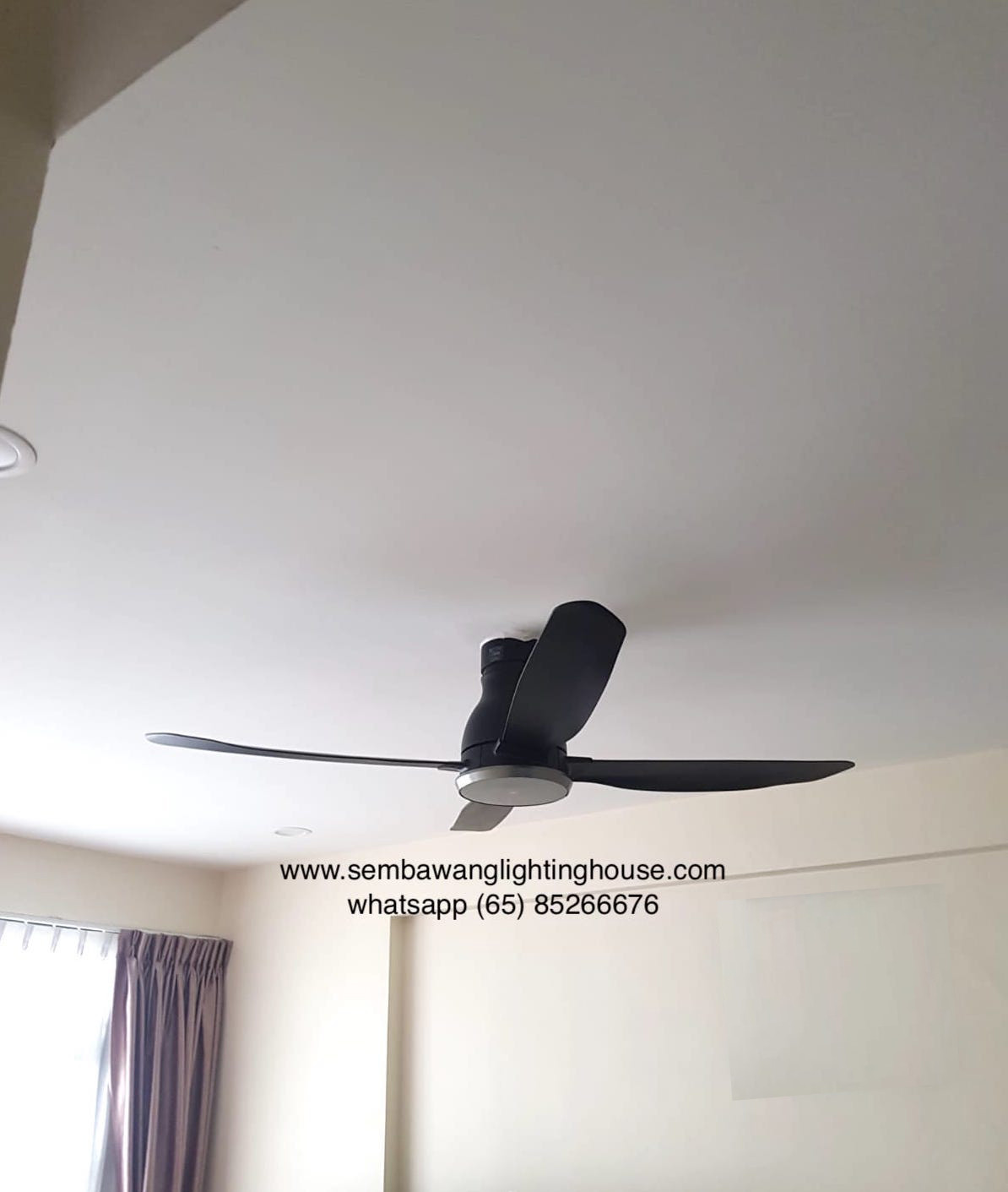 Buy KDK W56WV 56" DC Ceiling Fan without light (Black or White)