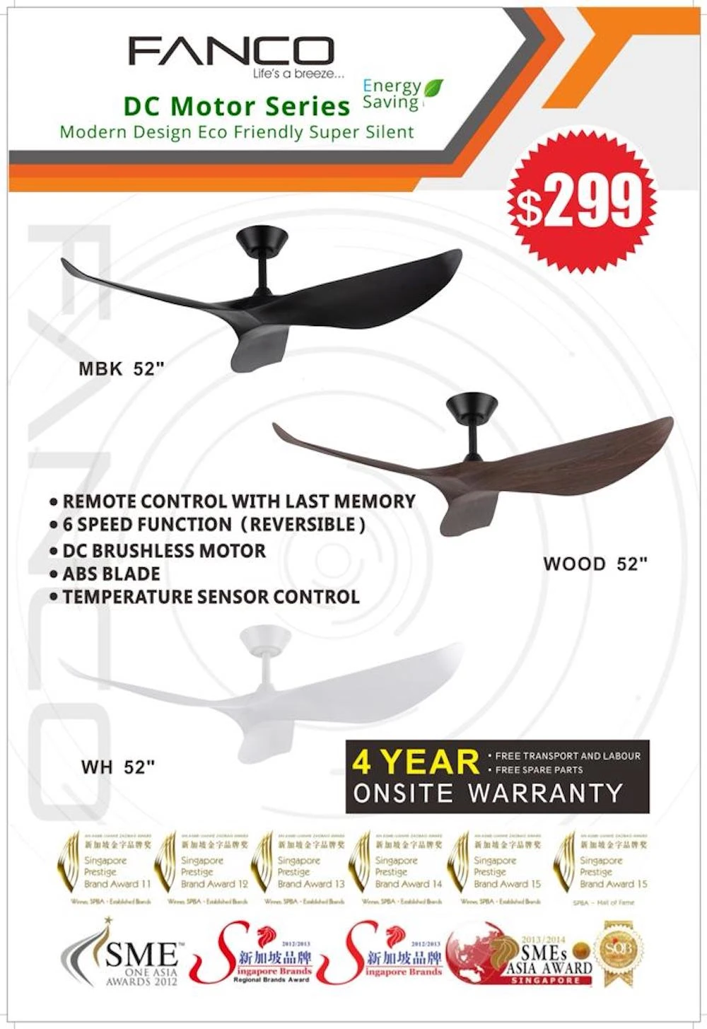 Official Fanco Dealer. Buy Fanco Ceiling Fans in Singapore | Sembawang ...