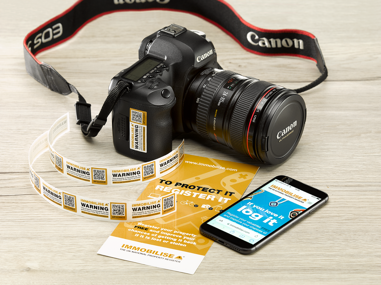 NEW * Tamper-Resistant Warning Labels (Pack of 2) - Immobilise Marking ...