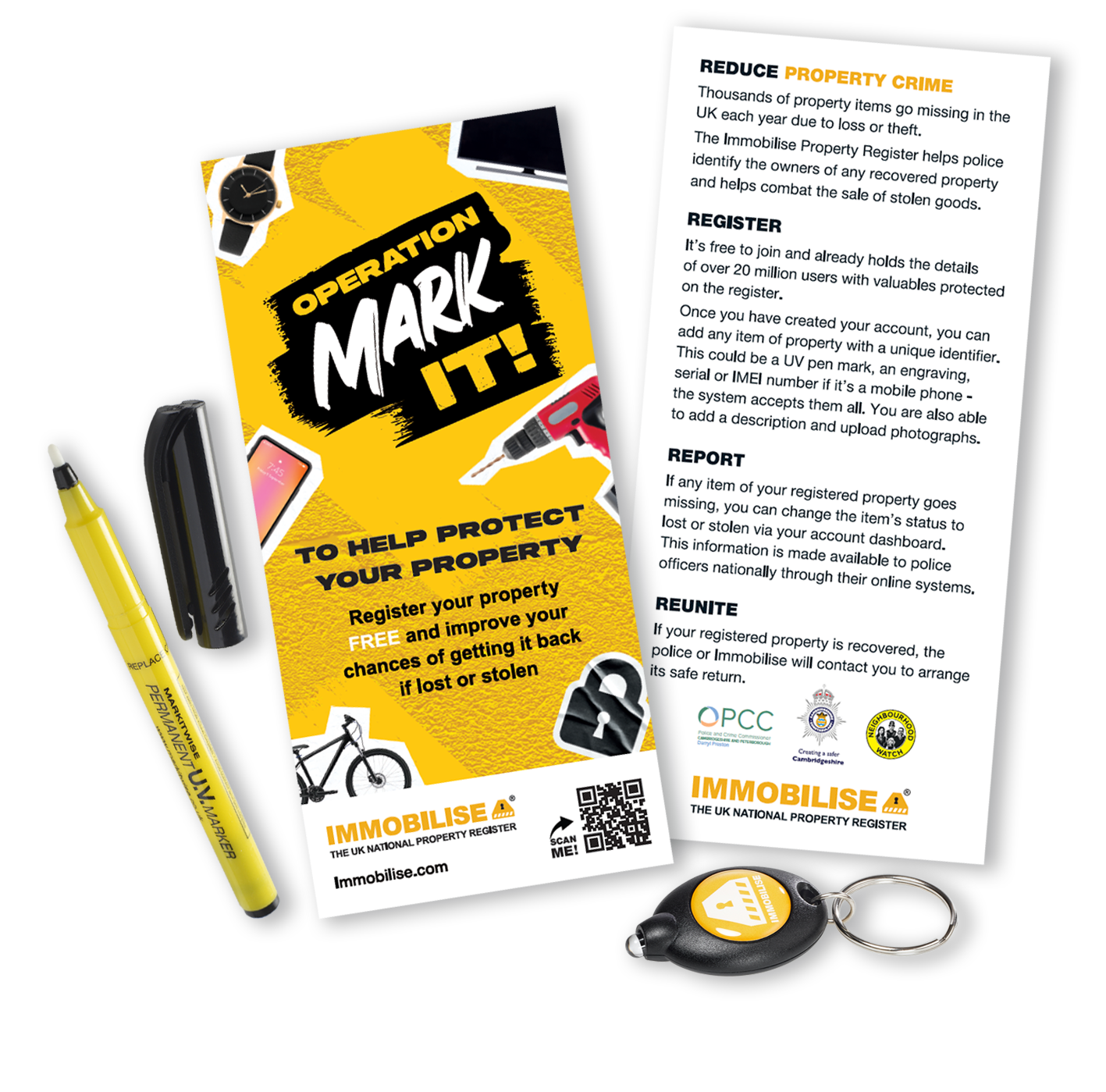 NW Peterborough launch 'Operation Mark It' - Immobilise Marking ...