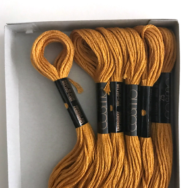 Cosmo - Cotton Embroidery Floss: 703 Gold