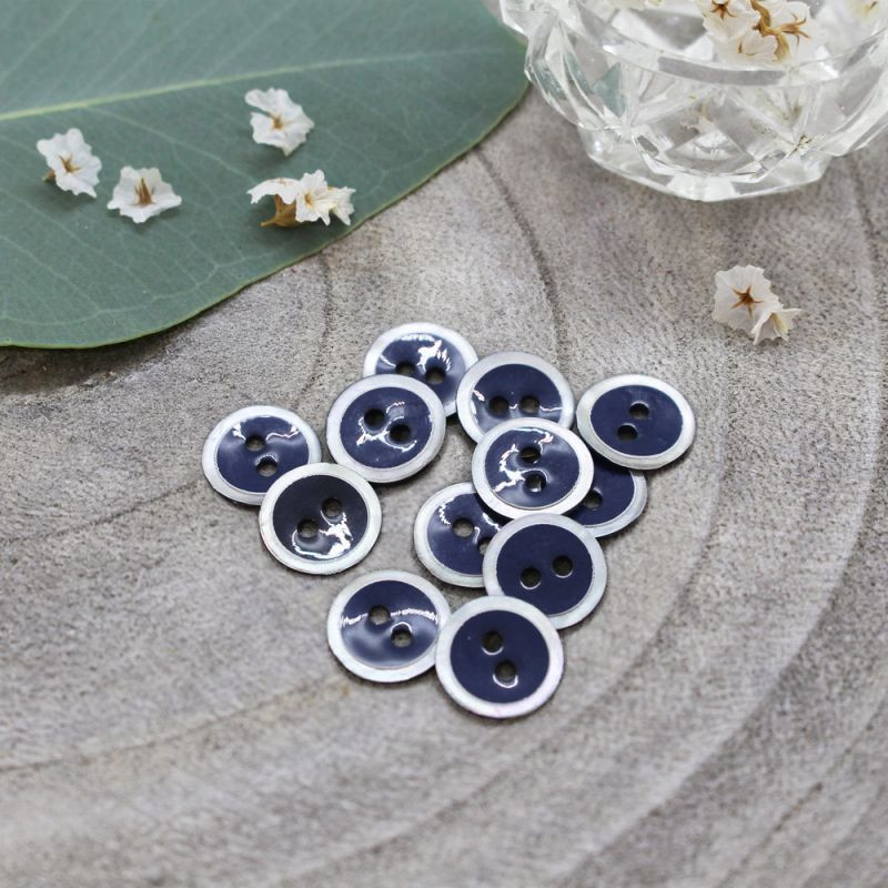 Atelier Brunette - Halo Button in Midnight (10 mm)
