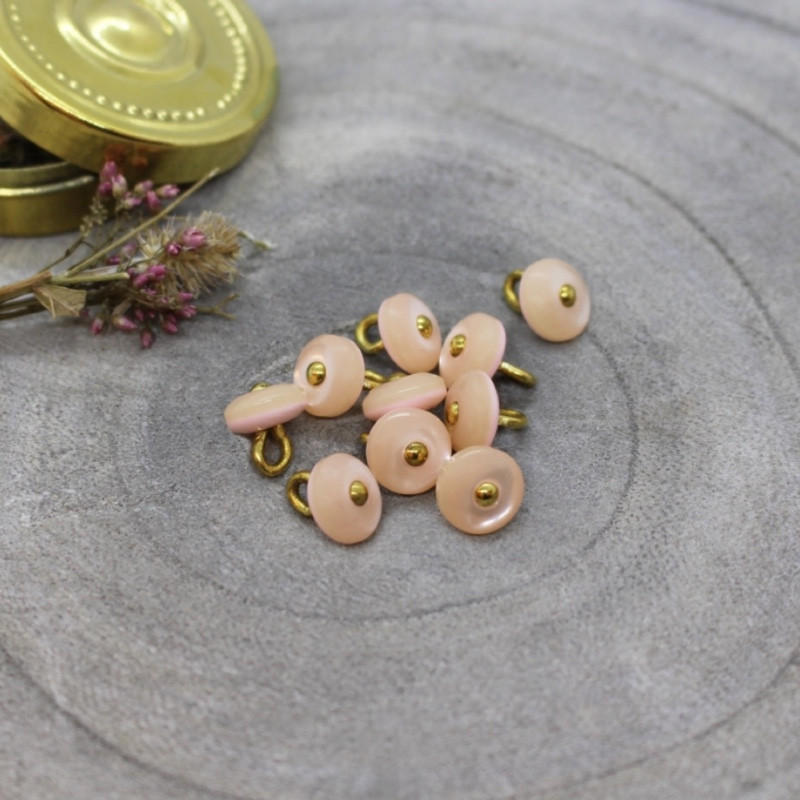 Atelier Brunette - Jewel Button in Powder (9 mm)