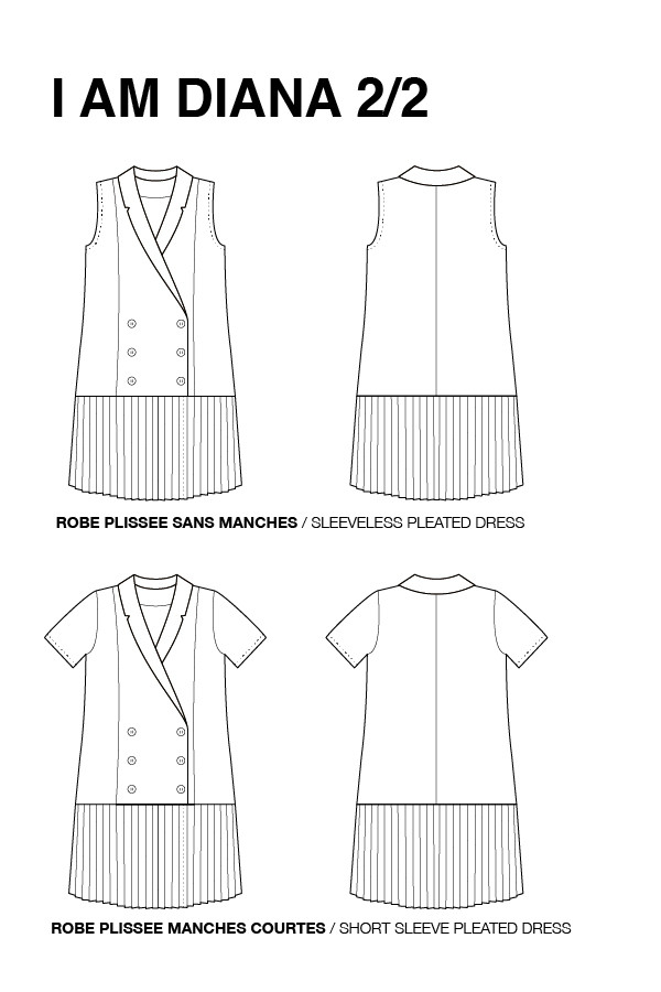 I AM - Sherazade Dress Pattern
