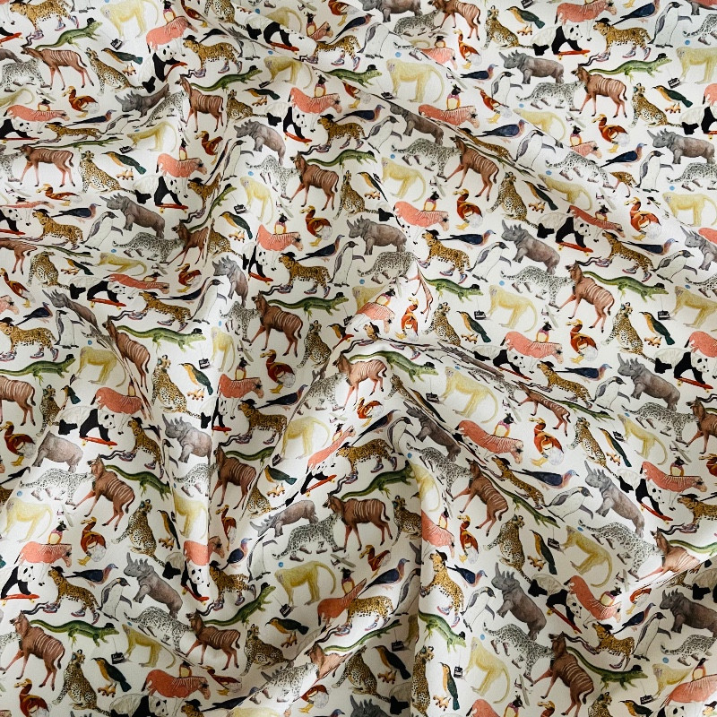 Liberty Fabrics: Quey 2 A (Multi White Base) Tana Lawn®