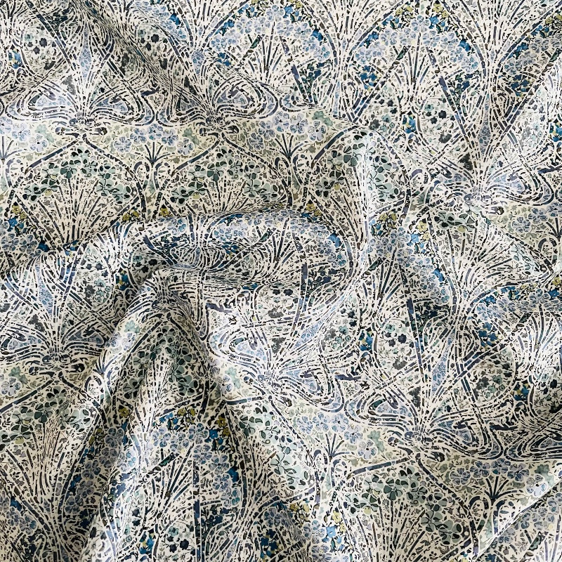 Liberty Fabrics: Ianthe Blossom B (Blue-ish) Tana Lawn®