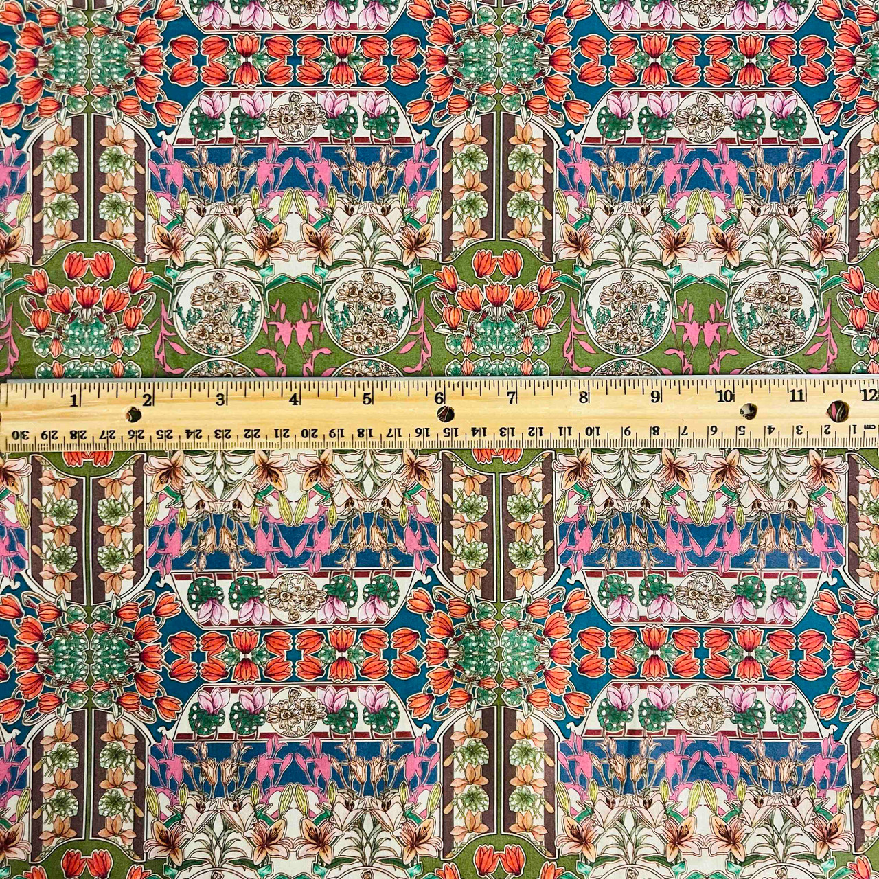 Liberty Fabrics: Flower Fete B (Red) Tana Lawn®