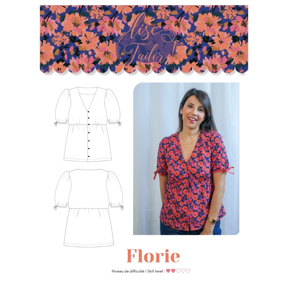 Lise Tailor - Lise Tailor - Florie Blouse Sewing Pattern