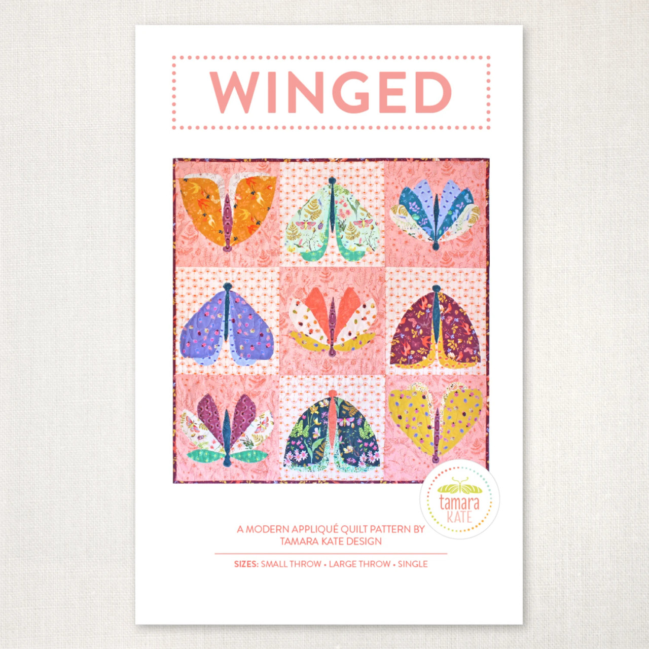 Tamara Kate Designs - Winged Quilt Pattern