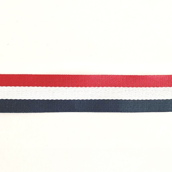 Red White and Blue Webbing (1.5" or 3.18cm)