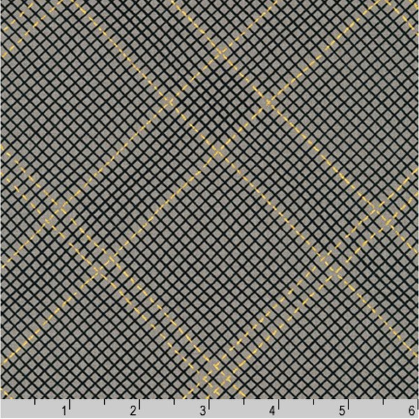 Collection CF Metallic: Diamond Grid in Pewter
