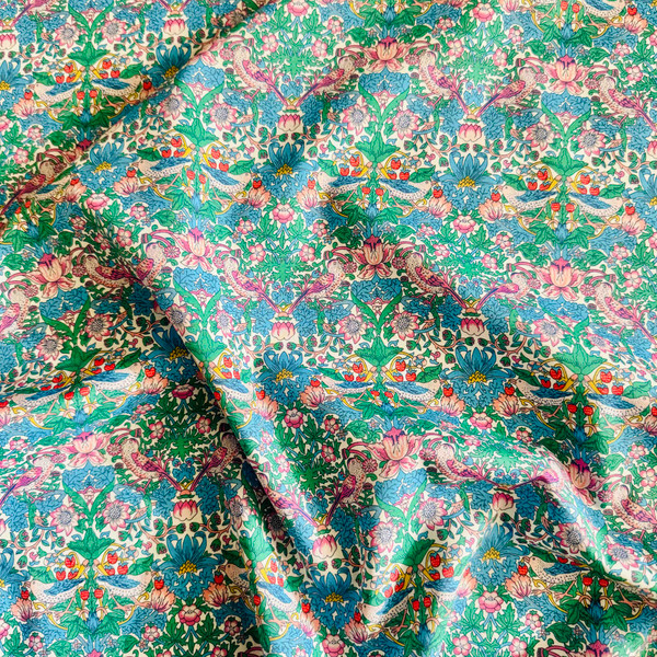 Liberty Fabrics: Strawberry Thief Spring (Vibrant) Tana Lawn®