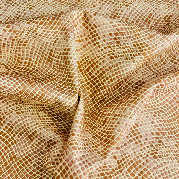 Liberty Fabrics: Snake Wave C (Brown) Tana Lawn®