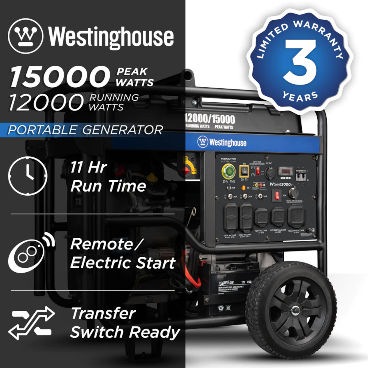 Westinghouse 12000 Watt Generator CO Shutoff | Norwall