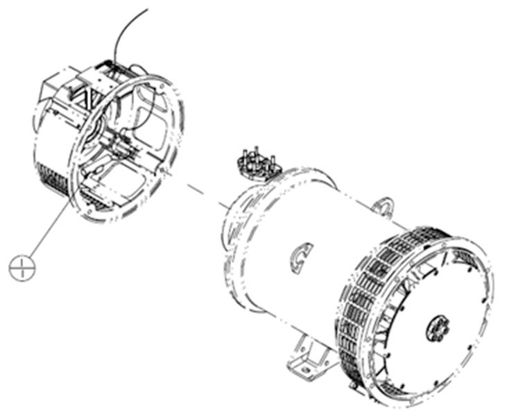 Cummins Onan Connect Series Accessory Alternator Heater 22kW through ...