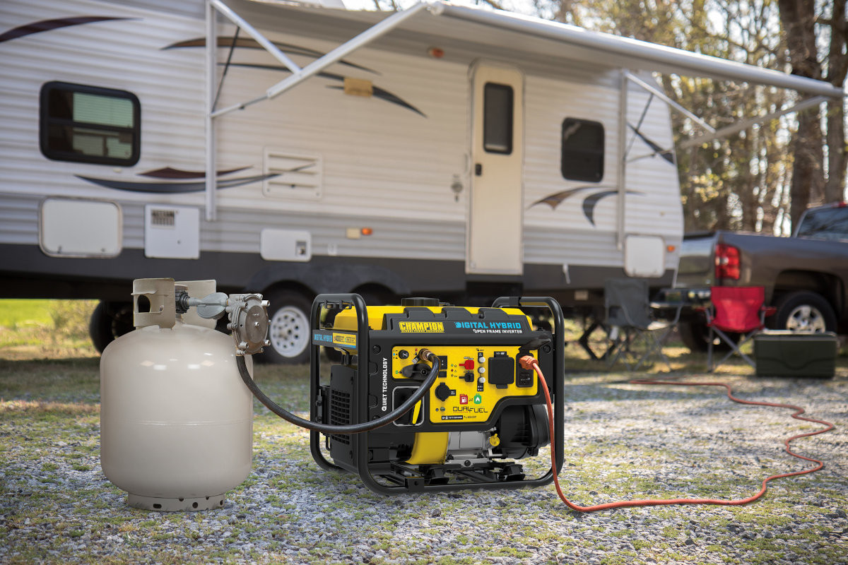 Champion 4000 Watt Generator Dual Fuel RV Ready | Norwall