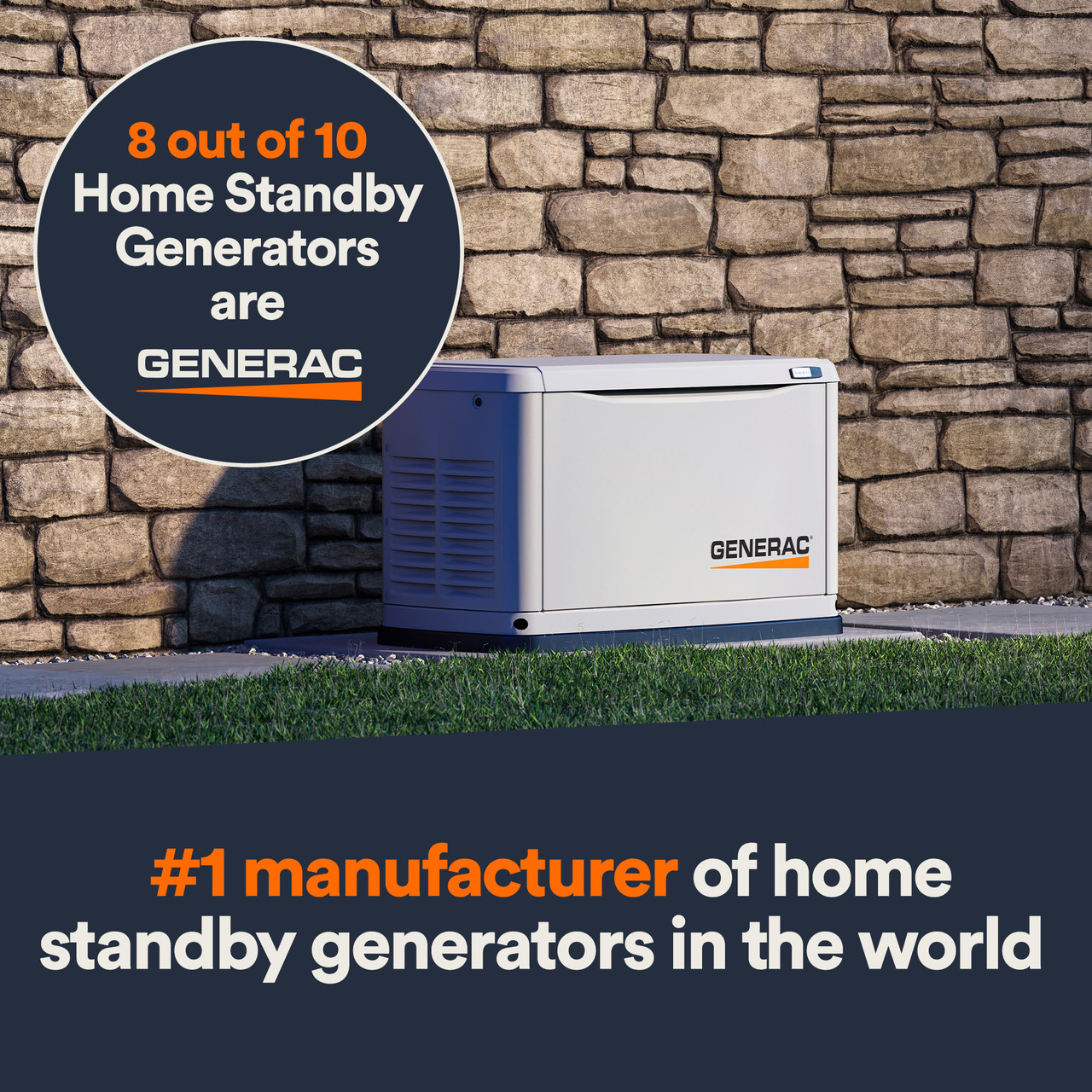 Unstoppable 7228 Generac 18 kW + 200 Amp ATS | Norwall