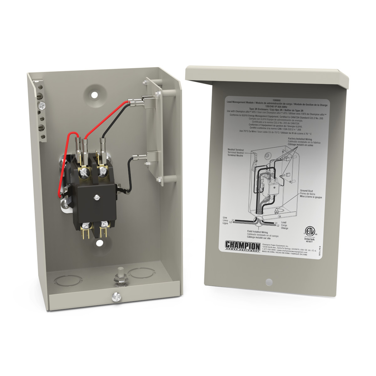 Champion 50-Amp aXis Load Management Module | Norwall