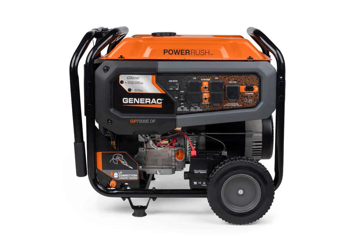 Generac 7500 Watt Generator Dual Fuel CO Sense | Norwall