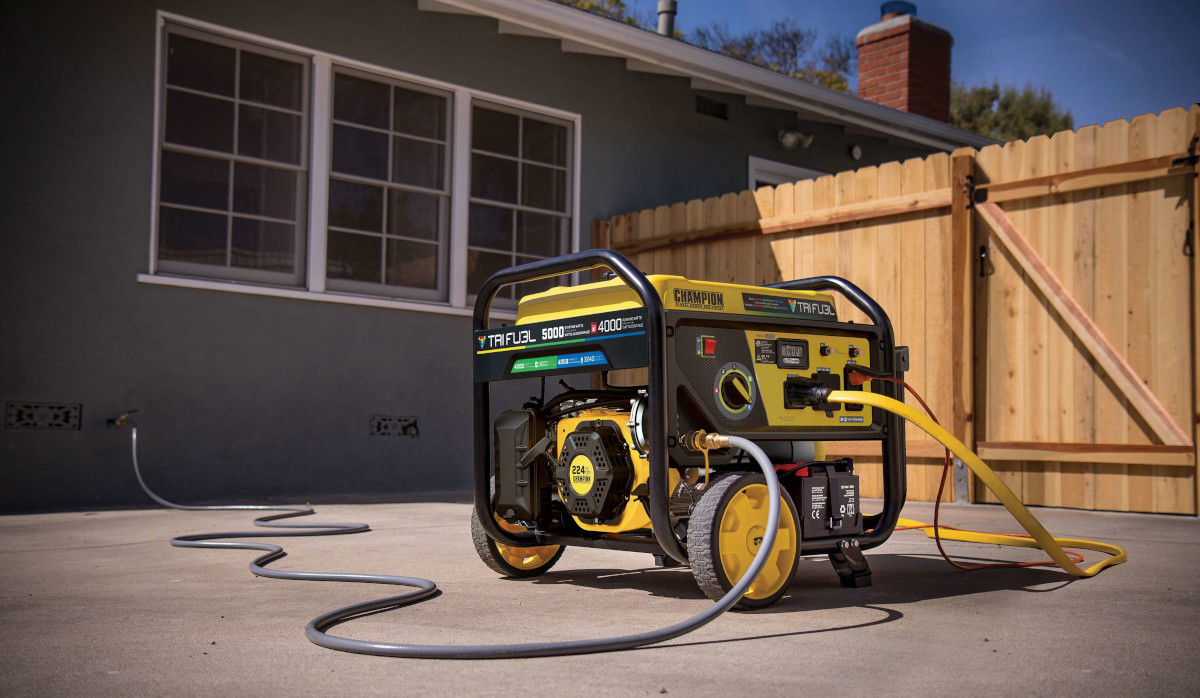 Champion 4000 Generator Tri Fuel + Electric Start