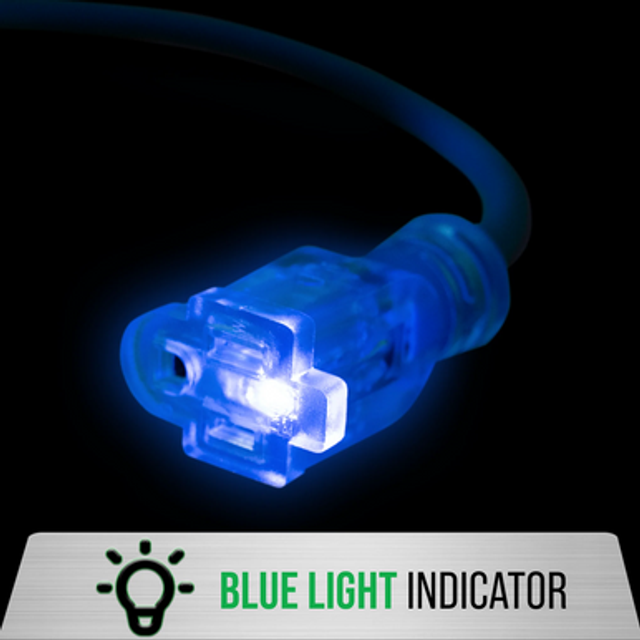 DuroMax 12 Gauge 25 Ft Power Cord Lighted Outlet | Norwall