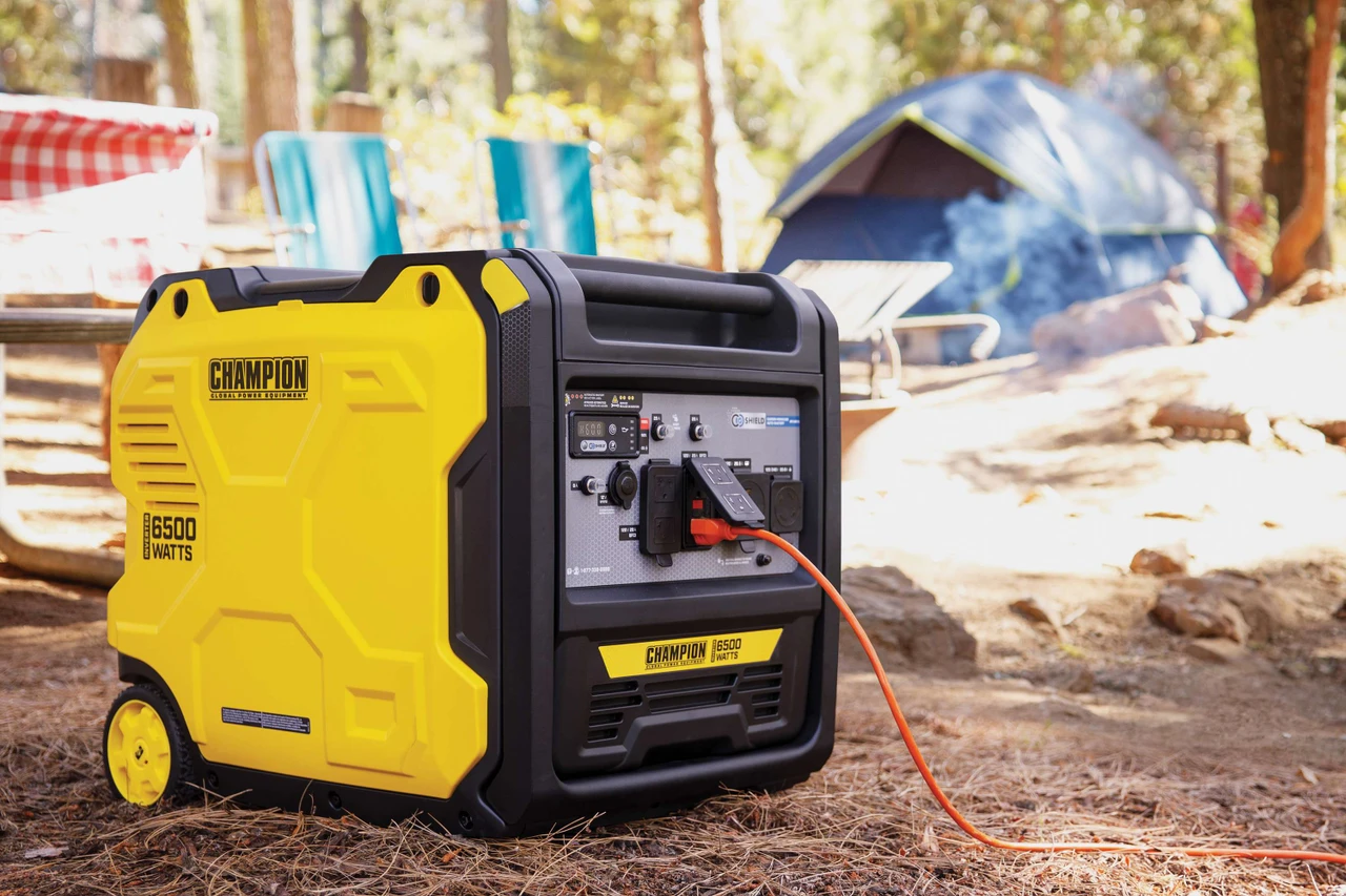 Champion 6500 Watt Inverter Generator CO Shield RV Ready